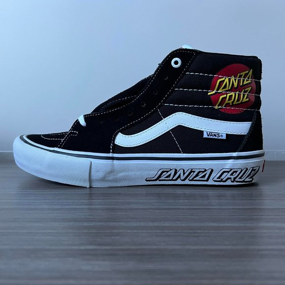 Vans | Shoes | Vans Sk8hi Pro X Santa Cruz Skate Shoes Mens Size 95 ...